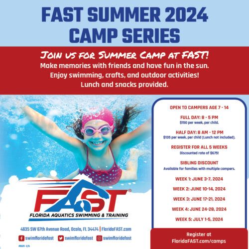 FAST Summer 2024 Camp Series – Florida Aquatics Swimming Training