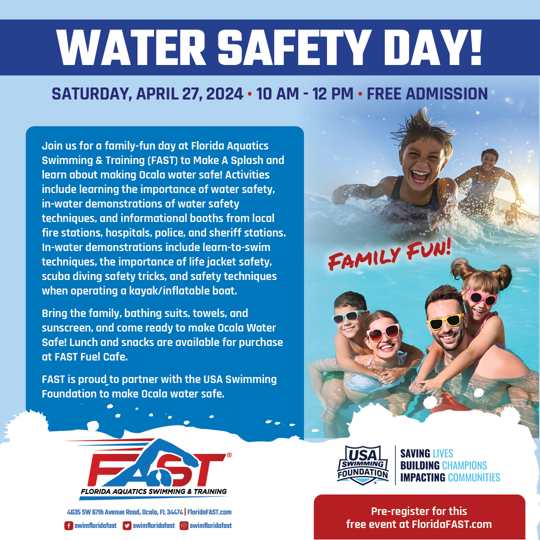 Water Safety Day – Florida Aquatics Swimming Training